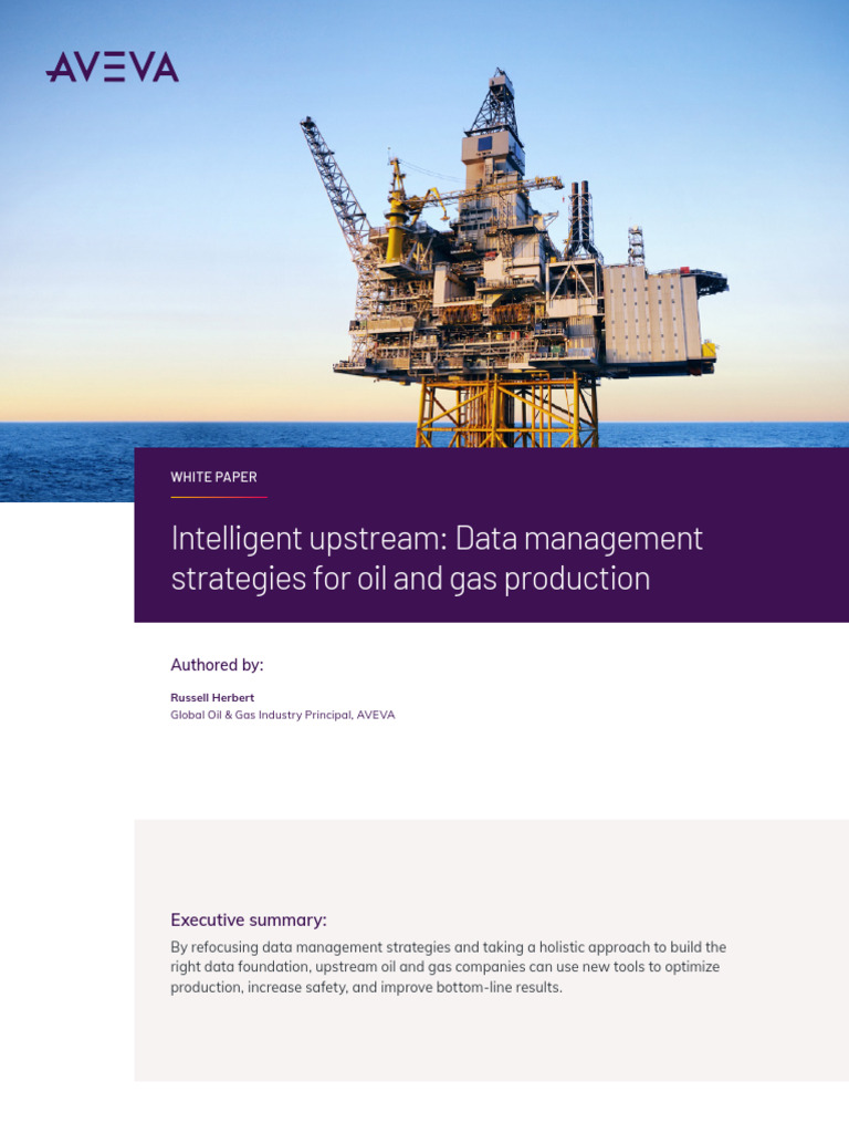 WhitePaper AVEVA IntelligentUpstream 23-03.PDF - Coredownload.inline | PDF | Analytics | Data