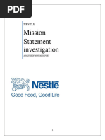 Vision & Mission | PDF | Nestlé | Foods