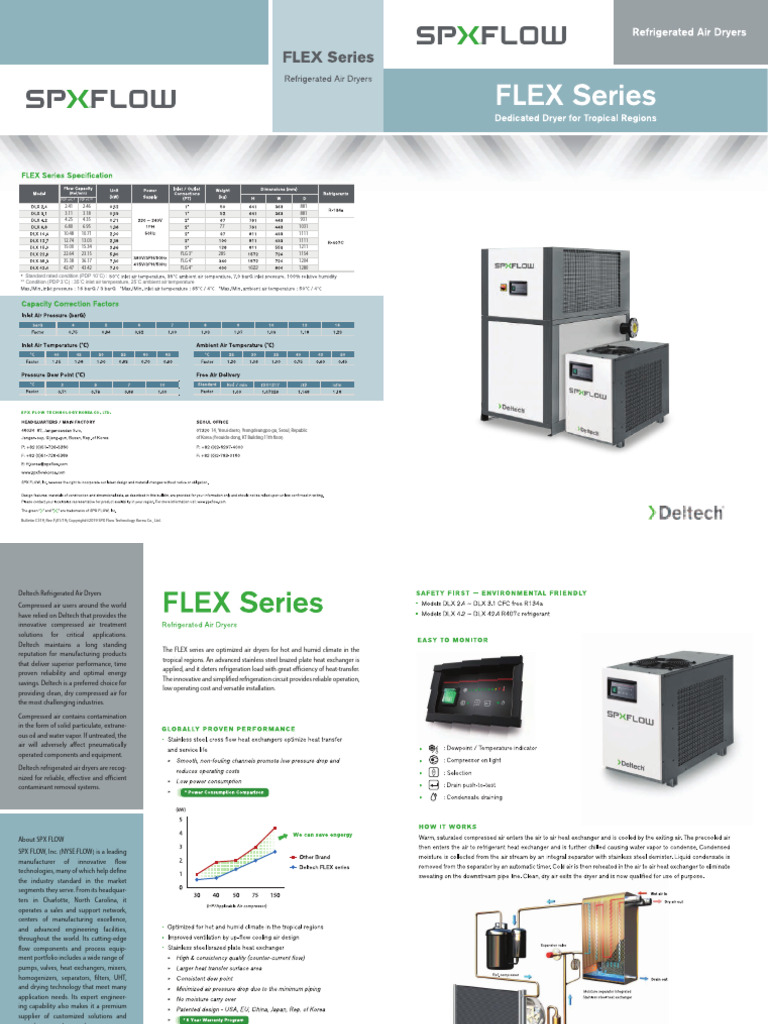Catalog SPX FLEX Series | PDF | Refrigeration | Clothes Dryer