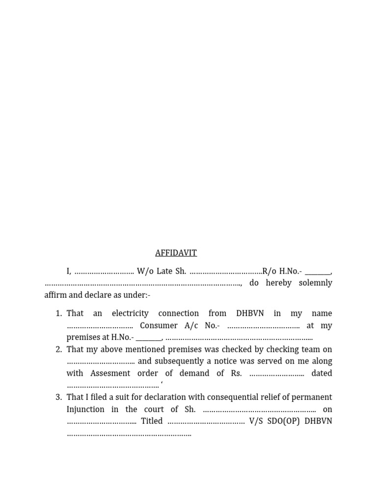 dhbvn-affidavit | PDF