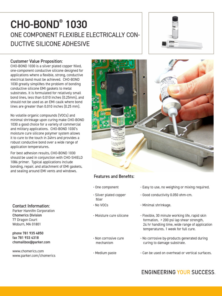 Cho-Bond 1030 | PDF | Silicone | Materials