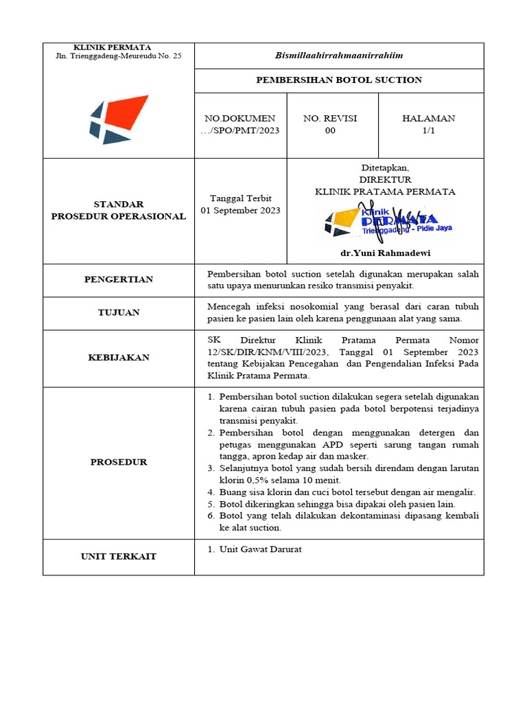 Sop Botol Section | PDF | Sains & Matematika