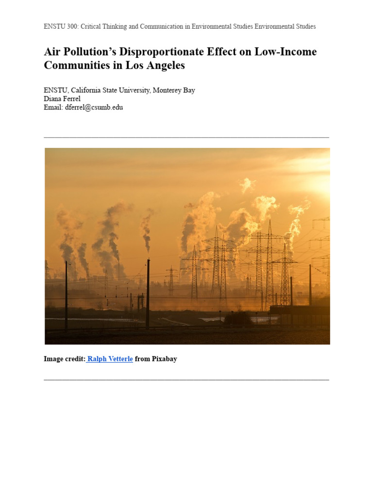 DF Paper 3 - Case Study Final Paper | PDF | Clean Air Act (United ...