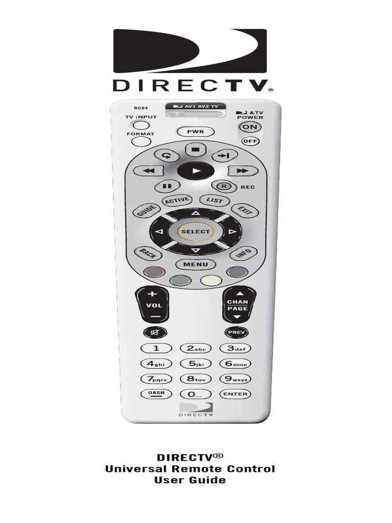 RC64 Remote Code List - Instructions | Download Free PDF | Digital ...