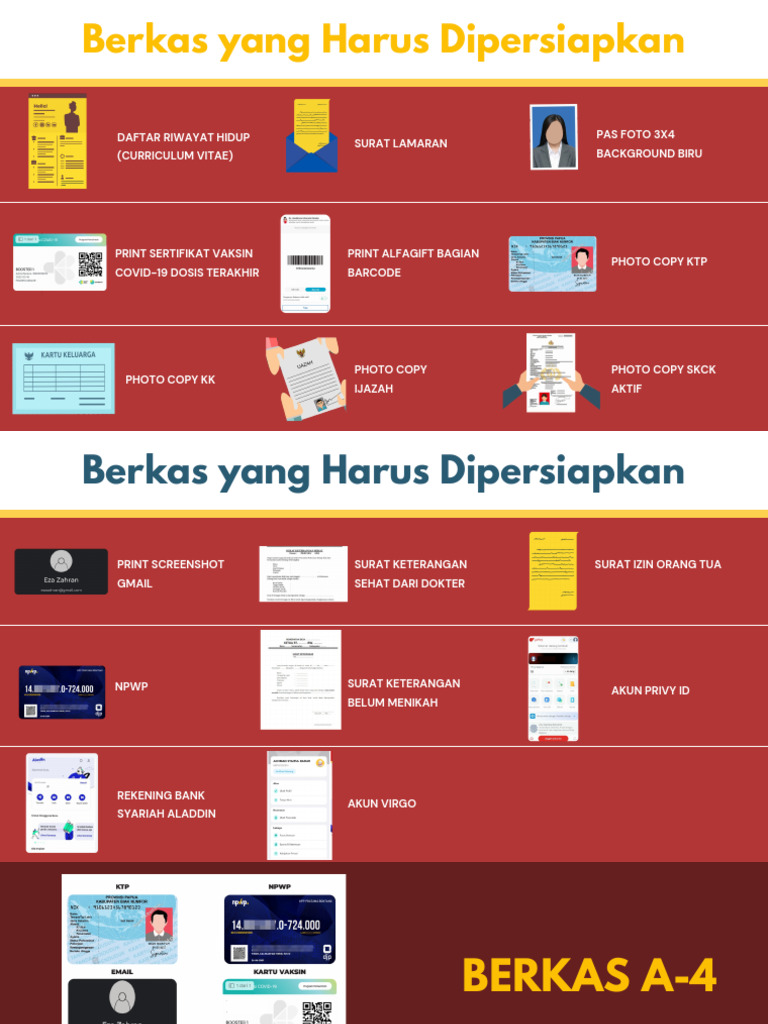 Berkas Yang Harus Dibawa | PDF
