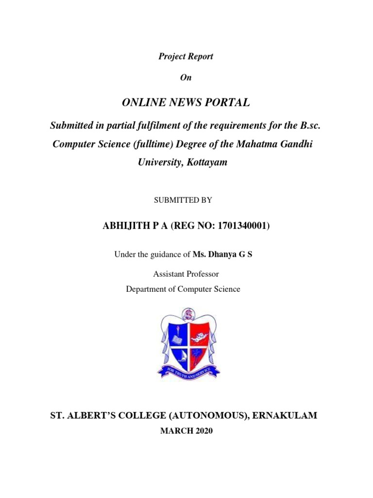 Project Report 2020 1 | Download Free PDF | Computing