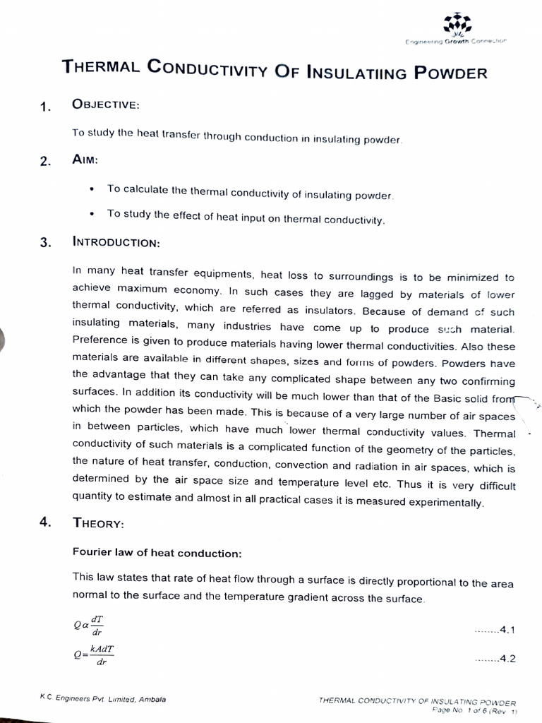 Thermal Conductivity Guide | PDF | Heat Transfer | Thermal Conduction