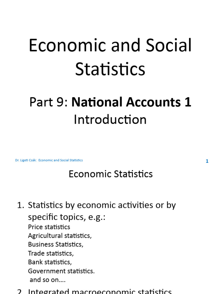 Eco and Soc Stat 9 NA1 2024 | PDF | Consumption Of Fixed Capital ...