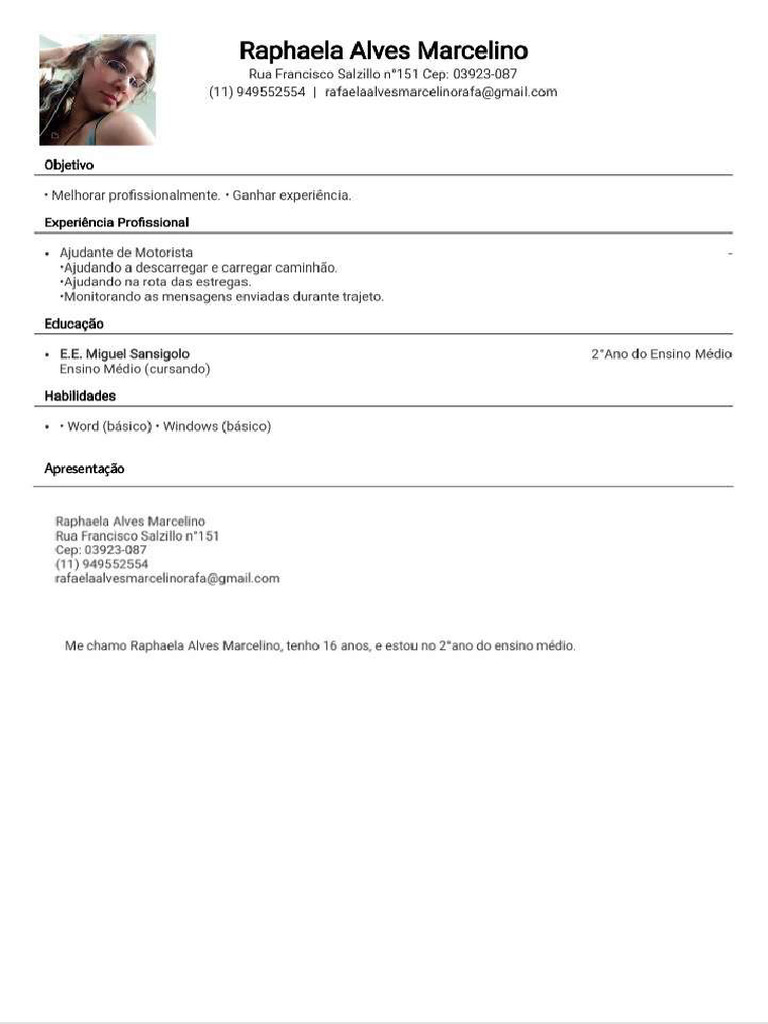 Rafa Curriculo | PDF