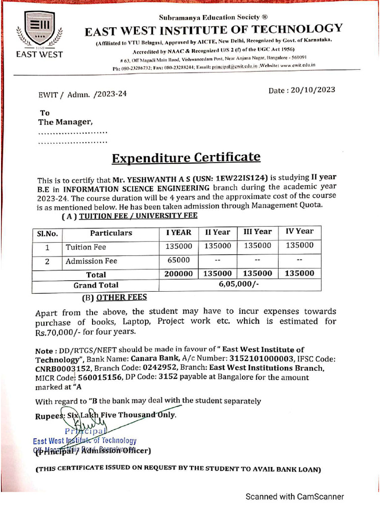 Fees Structure | PDF
