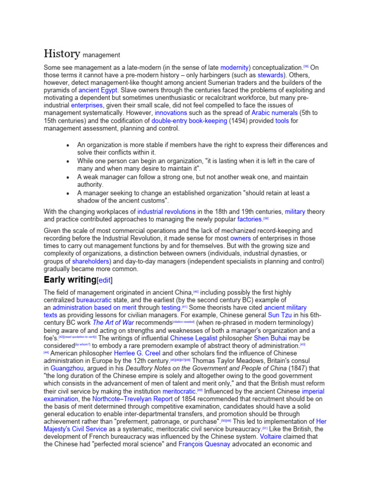 History Management | PDF | Economies