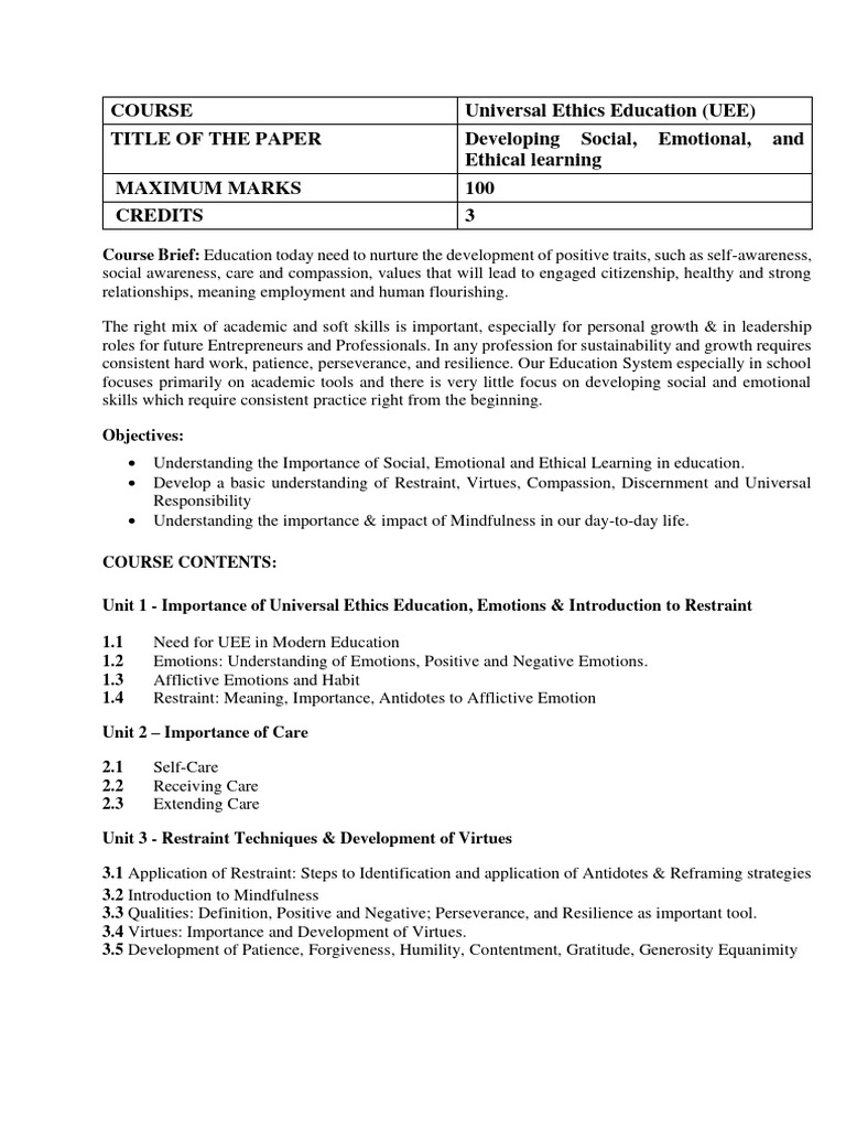 Uee Nep 2023 | PDF | Compassion | Virtue