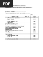 Schedule III Balance Sheet Format | PDF | Balance Sheet | Equity (Finance)