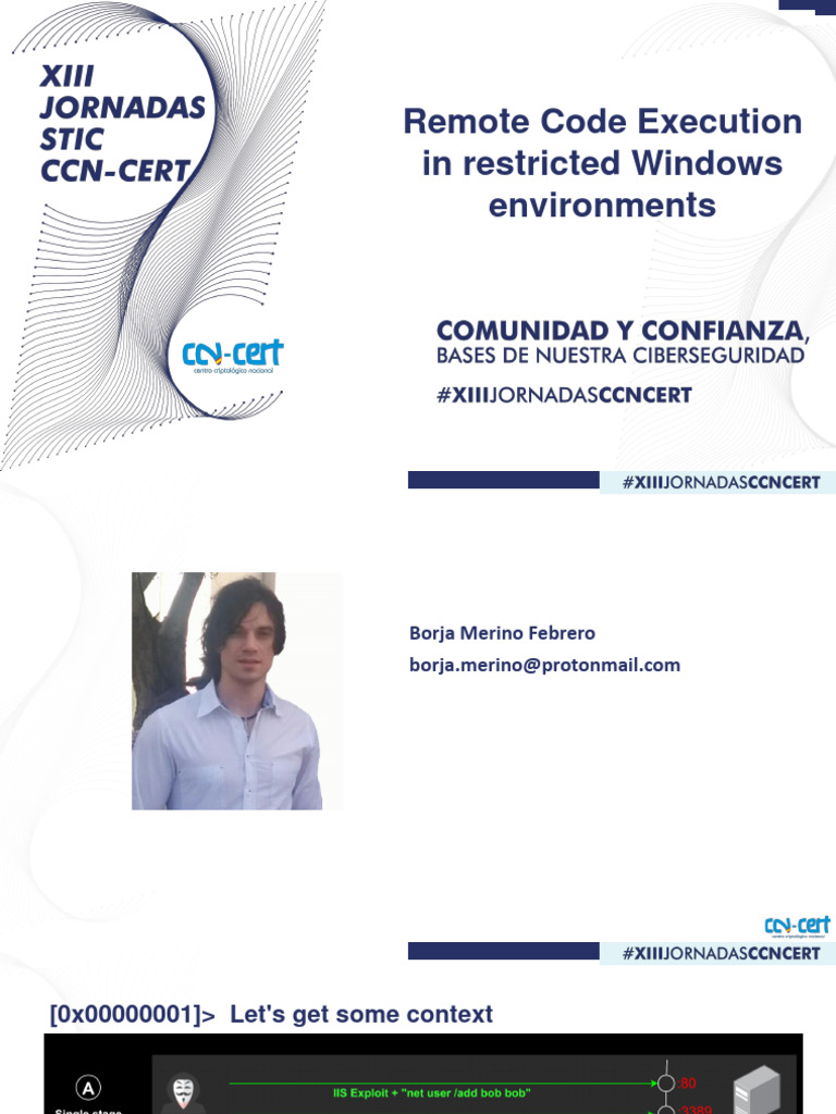 Windows Remote Code Execution Guide | PDF | Network Socket ...