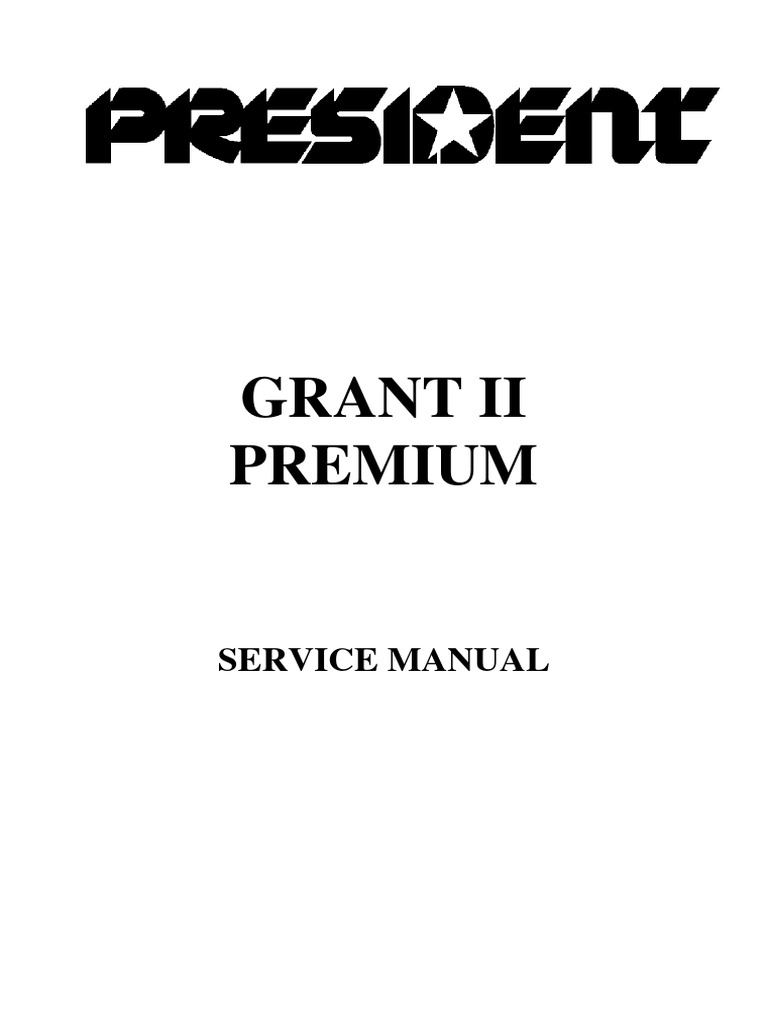 President Grant - 2 - Asc PR Radio Service Manual | PDF | Frequency ...