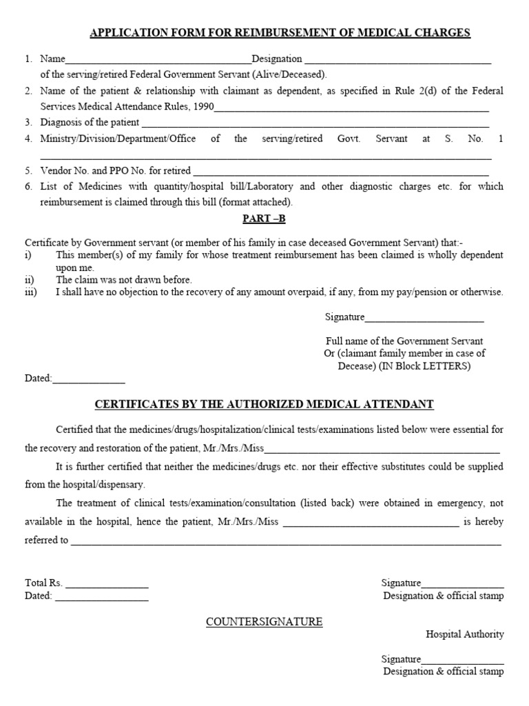 Medical Proforma Latest 1 | PDF | Hospital | Public Services