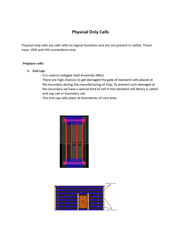Physical Only Cells | PDF | Semiconductor Devices | Electronics