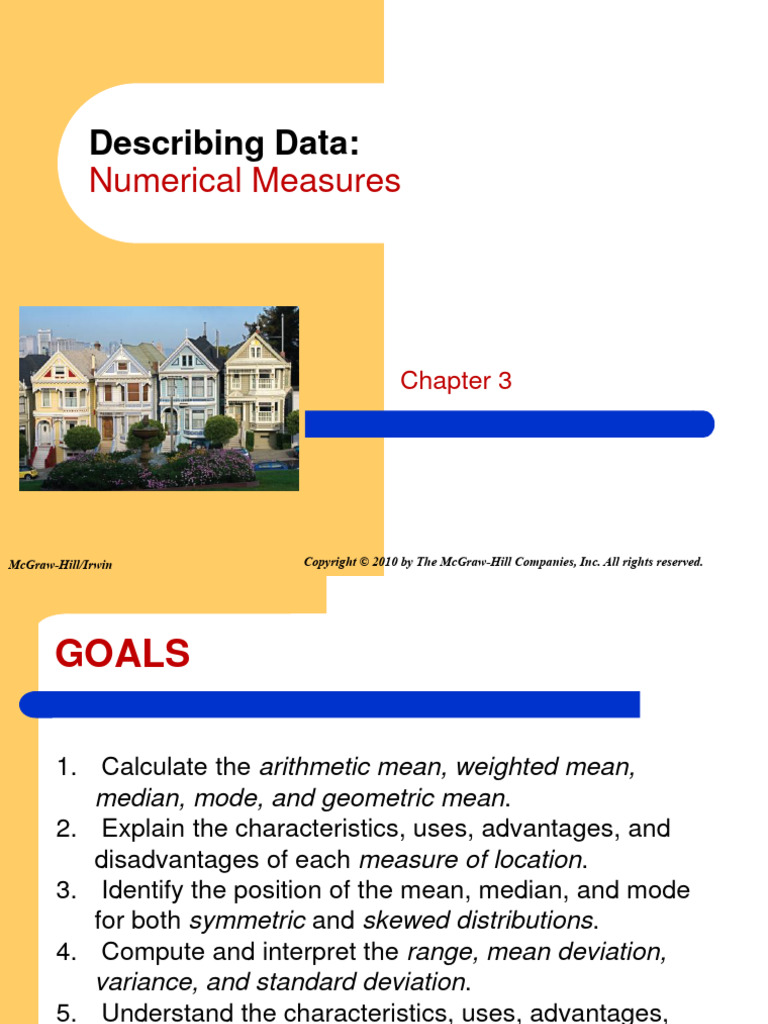 Chap003 | PDF | Mean | Variance