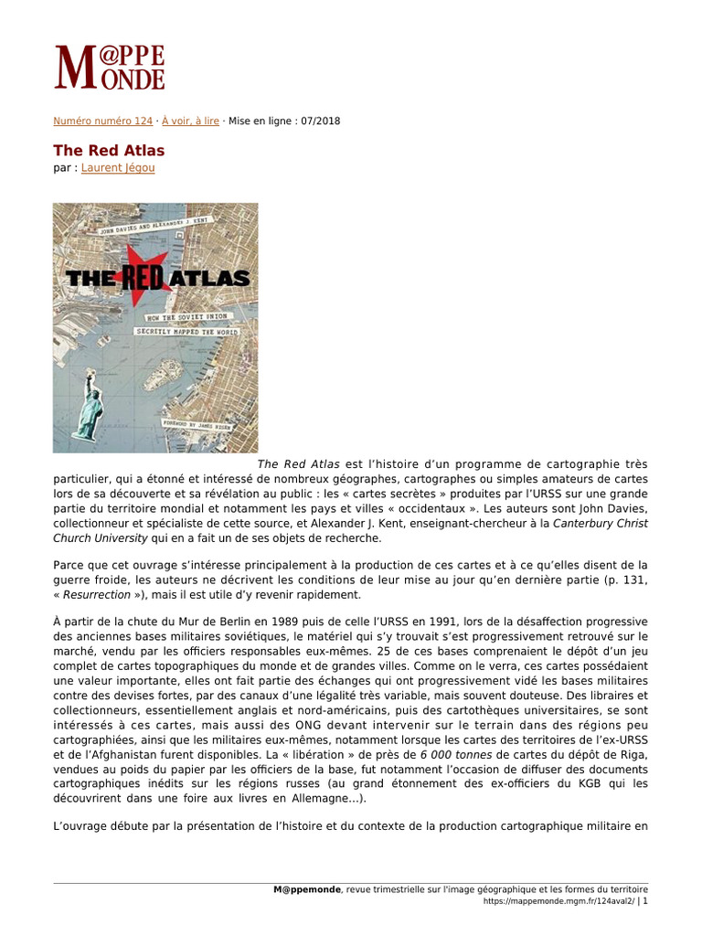 The Red Atlas | PDF | Cartographie | Union soviétique