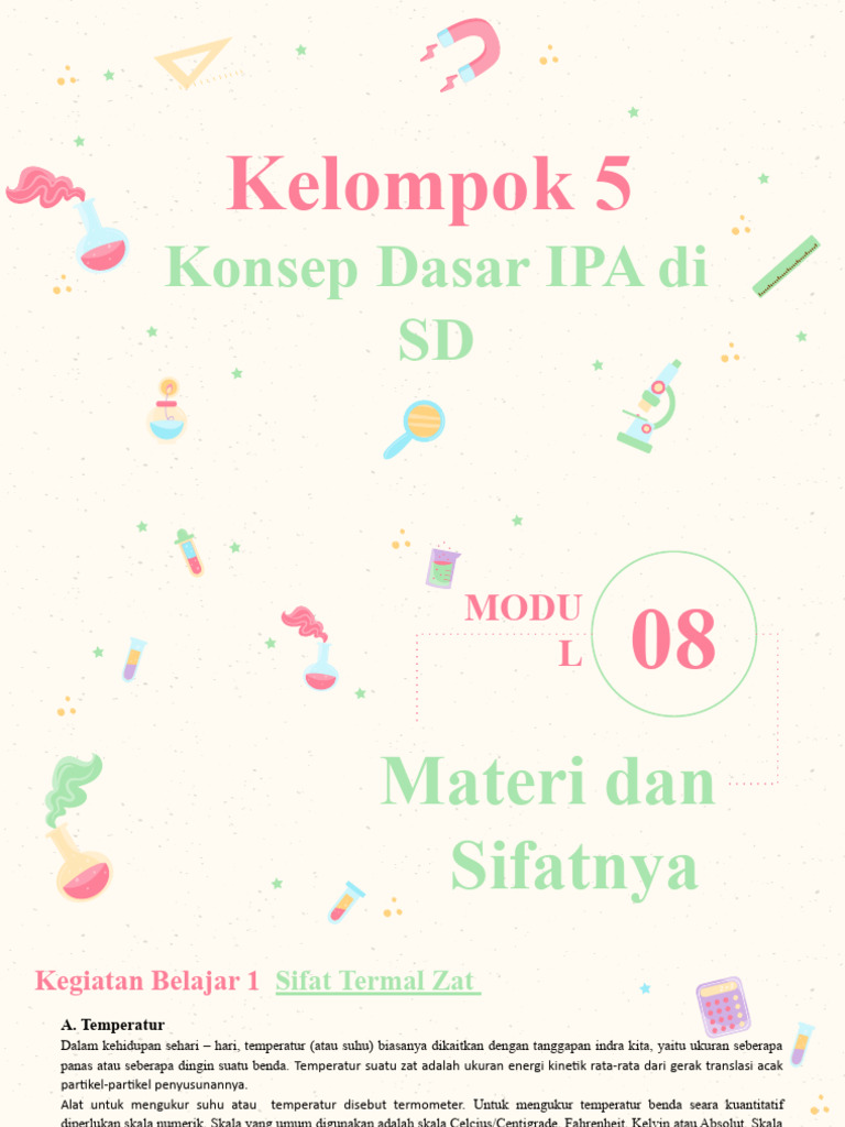 Kelompok 5 Modul 8 Konsep Dasar Ipa | PDF