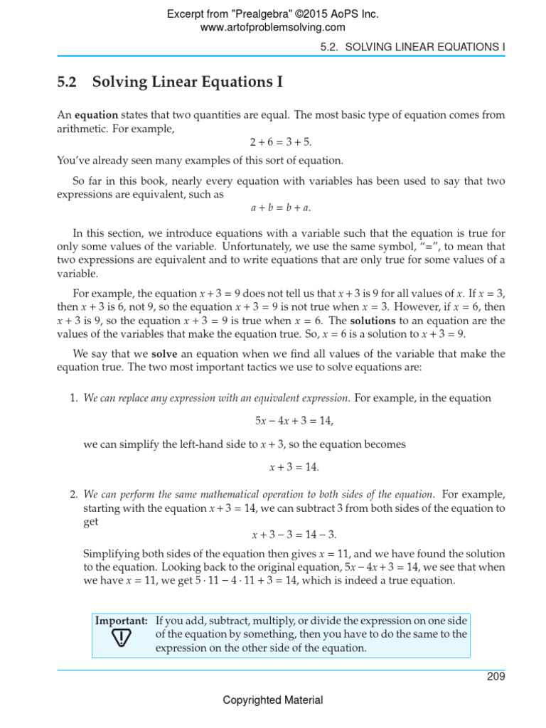 Exc2 Pdf Equations Algebra