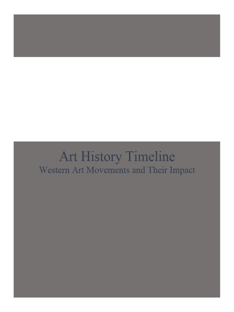 Art History- Timelines | PDF | Surrealism | Expressionism
