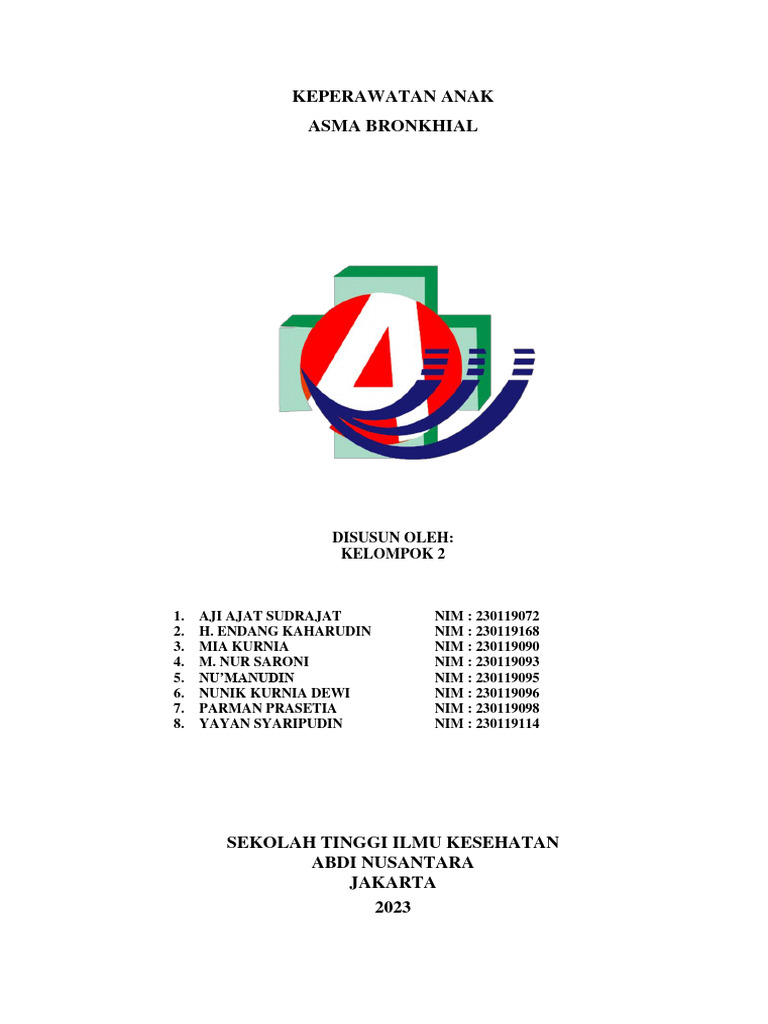 Keompok 2 - Asma Bronkhial (Konsep Asma, Wos Dan Intervensi) | PDF