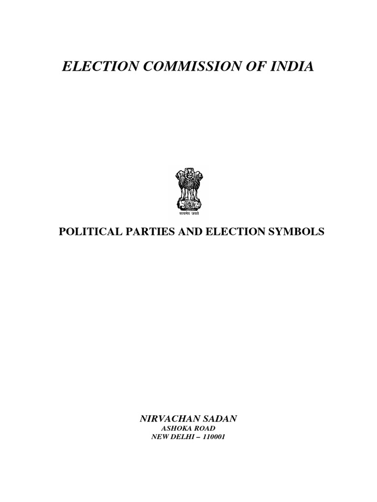 Parties Symbols Conditions | PDF | Elections | Government