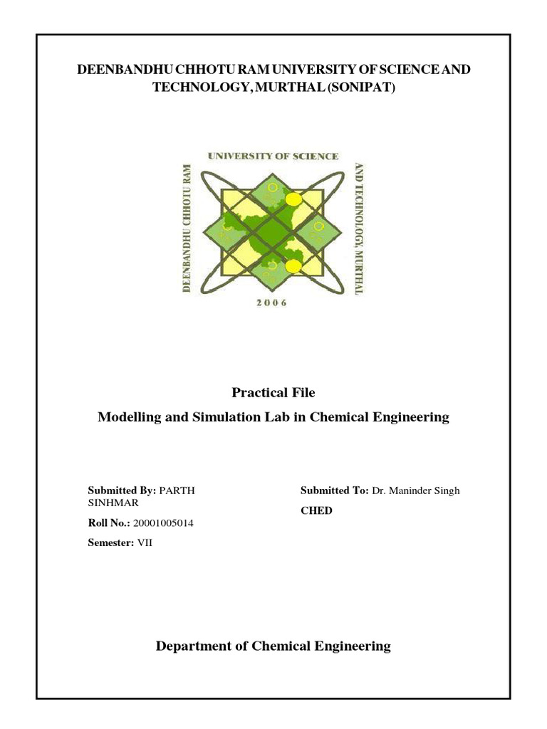 Parth M&S | PDF | Chemical Reactor | Distillation