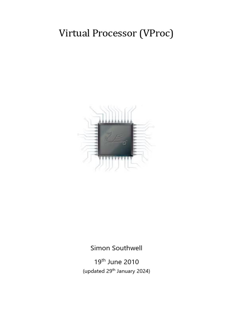 Virtual Processor (VProc) by Simon Southwell | PDF | Hardware Description Language | Parameter ...