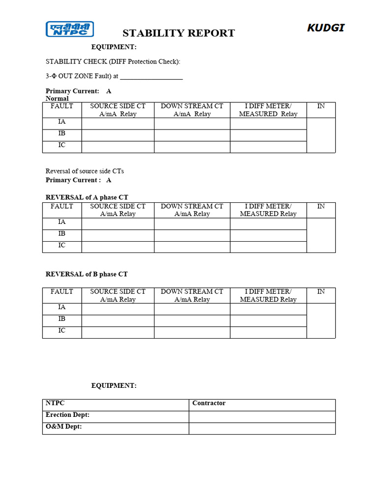Stability Report | PDF | Electrical Components | Electronics