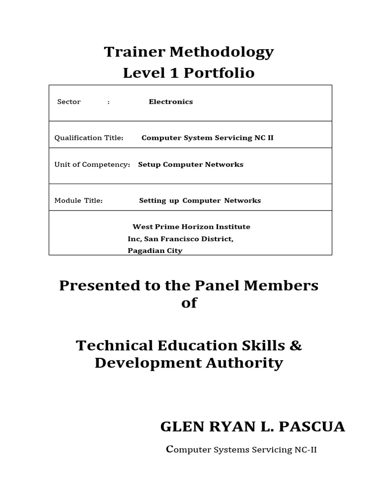 TM Porfolio 2024 | PDF | Computer Network
