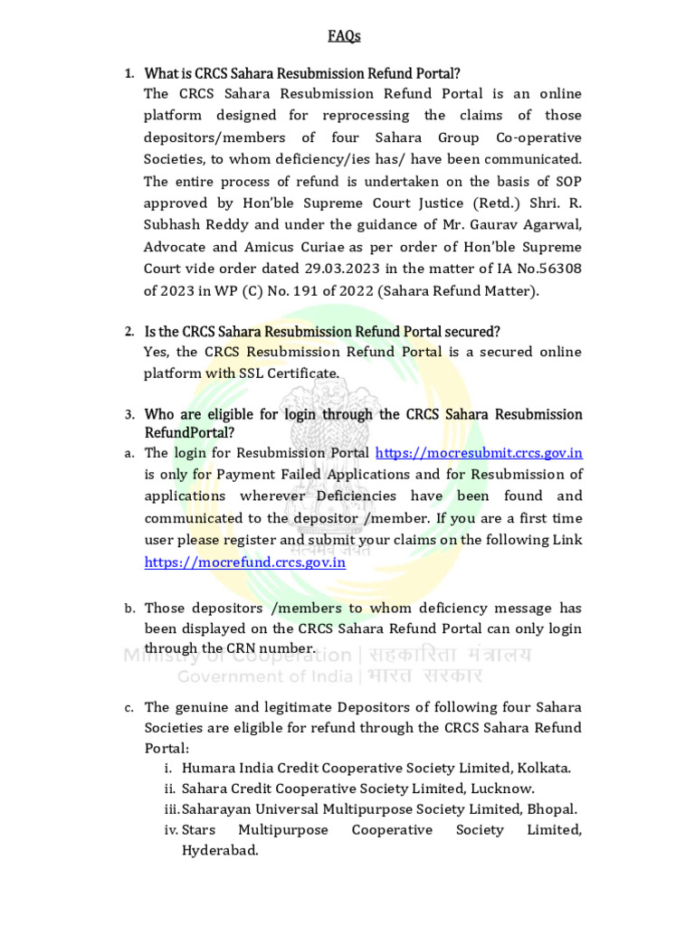 Resubmission FAQ's English Version May 18 | PDF | Banks | Deposit Account