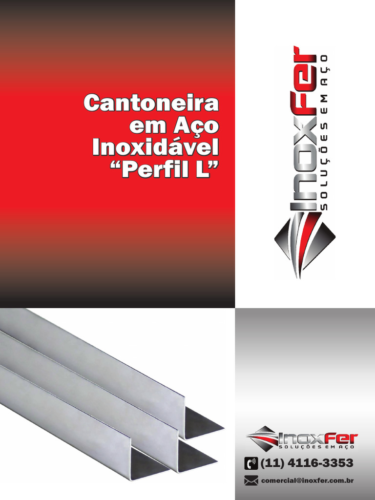 PERFIL INOX Catalogo Cantoneira de AcoInox | PDF