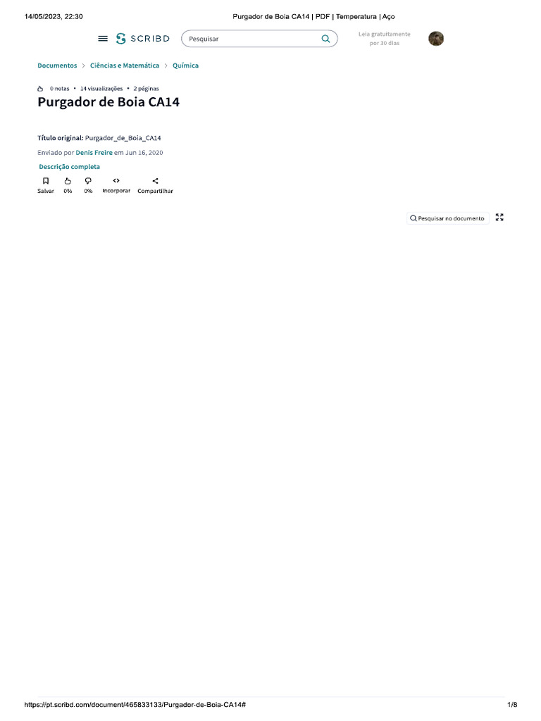 Purgador Ca14 Cas14 Spirax Sarco | PDF