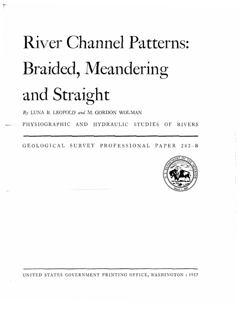 1957 Leopold Wolman Channel Patterns | PDF