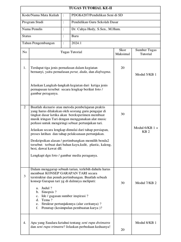 Tt2-Seni-Arni Sariningsih (857516863) | PDF