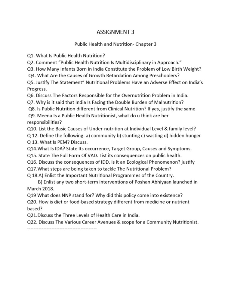 Assignment 3 PHN | PDF