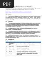 Dye Penetrant Testing Procedure | PDF | Physical Sciences | Materials