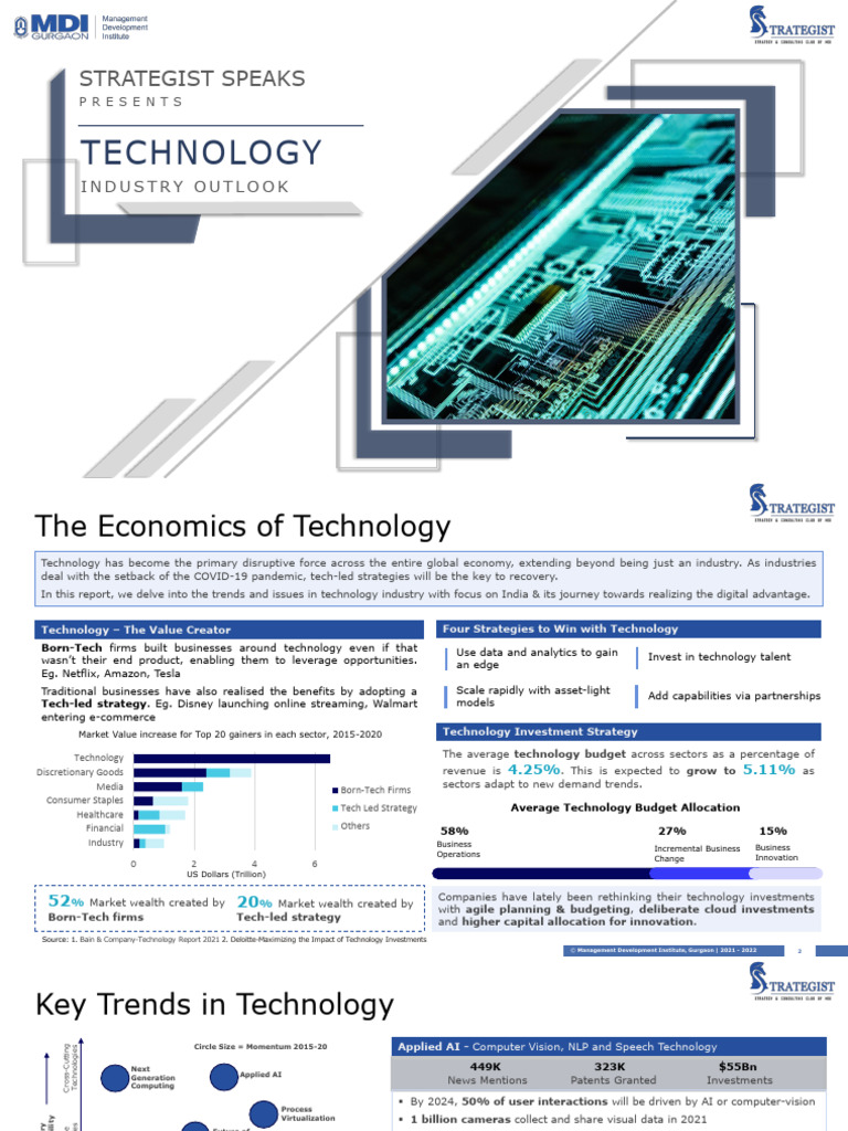 Technology | PDF | Internet Of Things | Startup Company