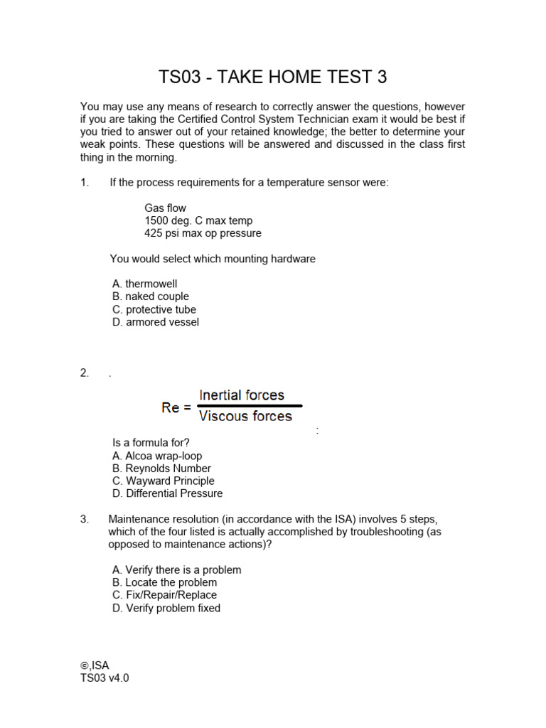 Take Home Test 3 V4.0 | PDF | Instrumentation | Electrical Engineering