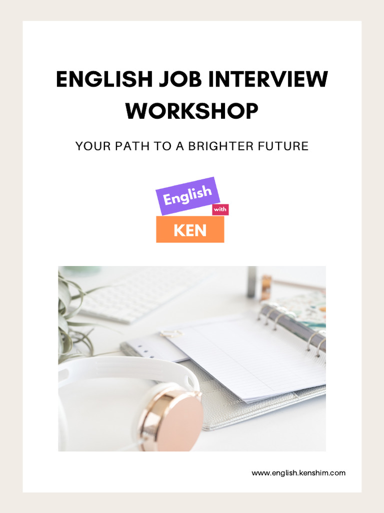 English Job Interview Workshop | PDF | Job Interview | Leadership