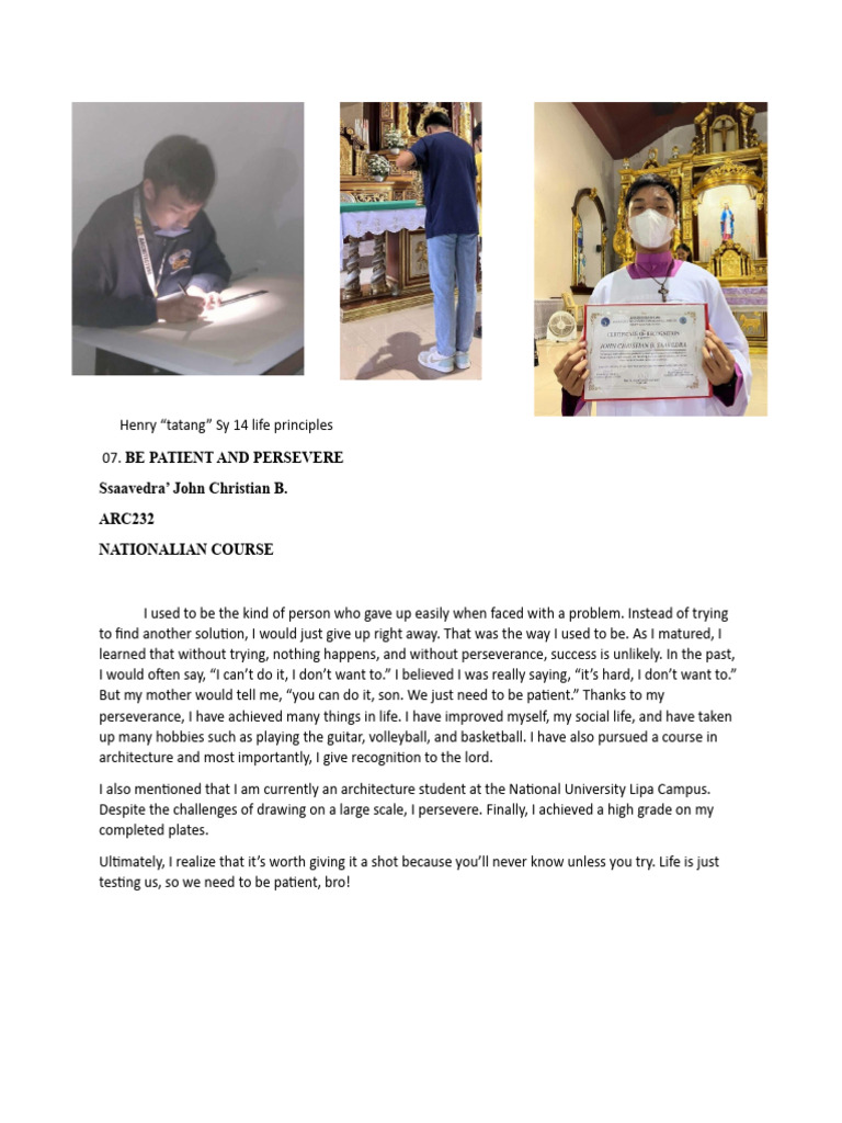 14 Principles, SAAVEDRA | PDF