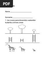 Baby Class Holiday Work Term 3 2023 | PDF