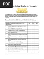 Induction Feedback Form | PDF