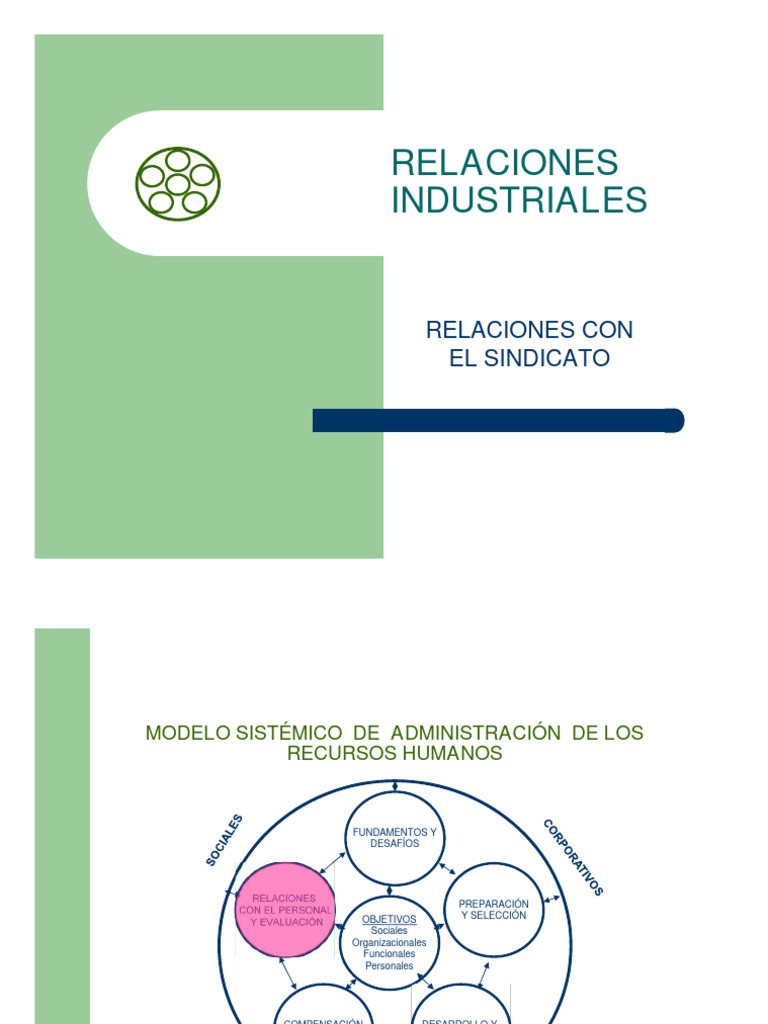 Relaciones Con El Sindicato - 2024 | PDF | Sindicato | Derecho laboral