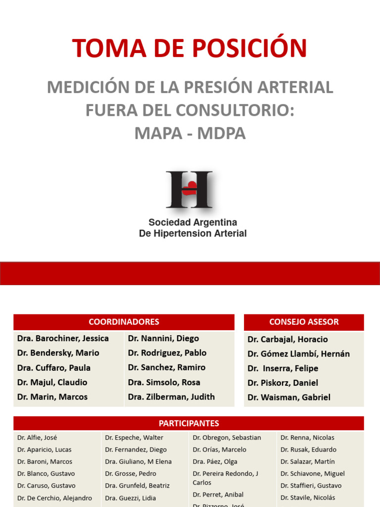 toma-de-posicion-SAHA-MAPA-y-MDPA | PDF | Hipertensión | Sistema ...