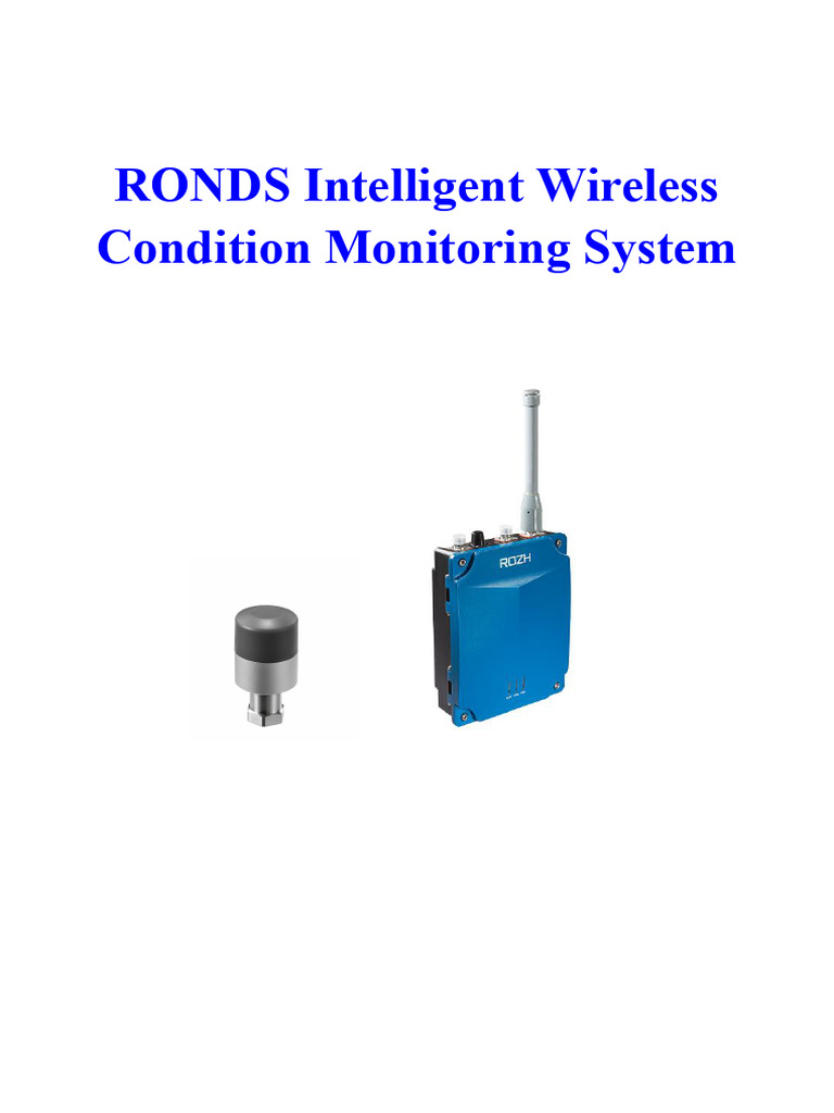 RH560 - RH505 Wireless Vibration Monitoring System201808 REV.1 | PDF ...
