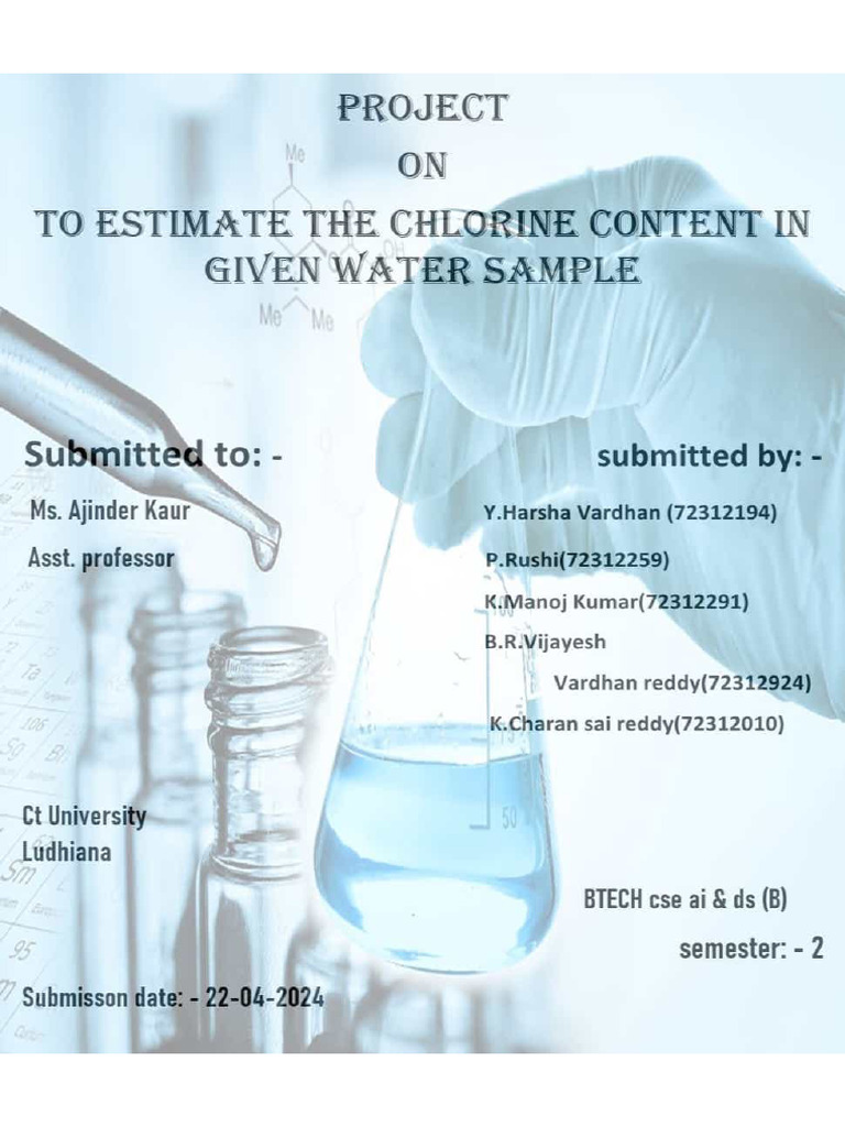 Chemistry Project | PDF