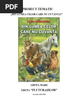 Proiect Tematic Primavara Anotimpul Armoniei | PDF